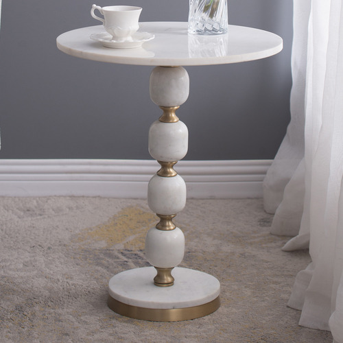 Ayden Marble Side Table Temple Webster